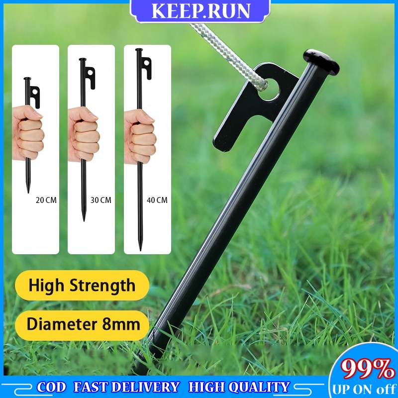 Camping Tent Nail peg and rope 20/30/40 cm Flysheet Pole Holder Outdoor ...