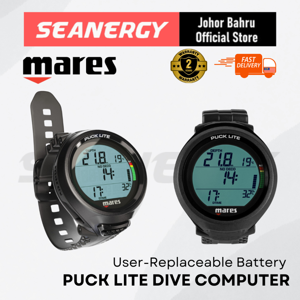 Mares Puck Lite Dive Watch Dive Computer for Scuba Diving | Shopee Malaysia
