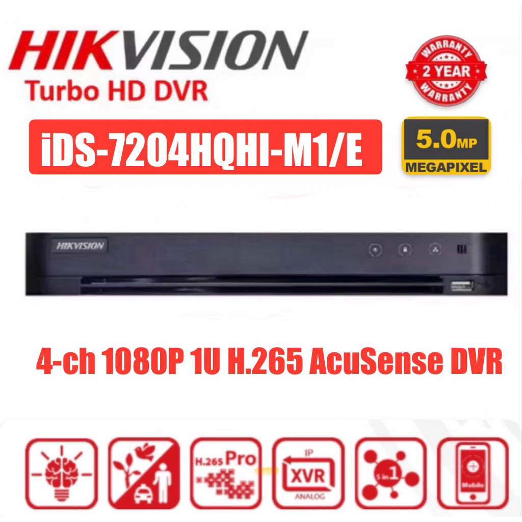 HIKVISION CCTV DVR 4 Channel Digital Video Recorder/Decorder 4Ch Turbo ...