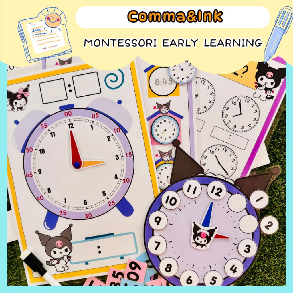 Easy & Fun Math TICK-TOCK Time Learning | Kuromi |Belajar Masa & Jam ...