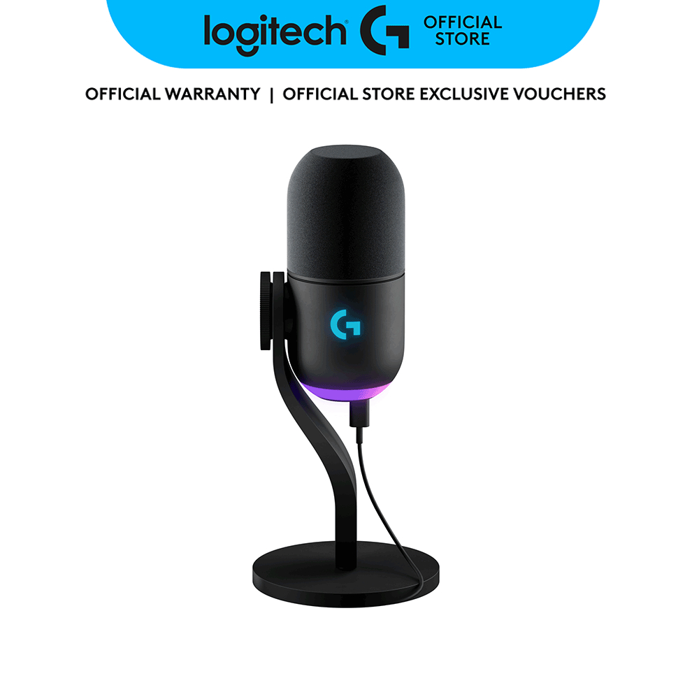 Logitech G Yeti GX Dynamic RGB Gaming Microphone with LIGHTSYNC, USB ...