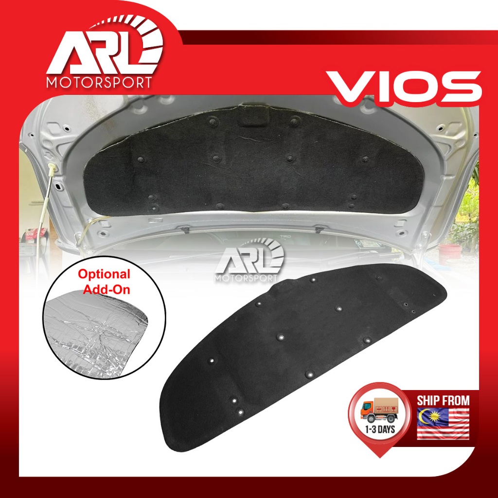 Toyota Vios XP150 NCP150 3rd Front Engine Bonnet Cover Soundproof Pad ...
