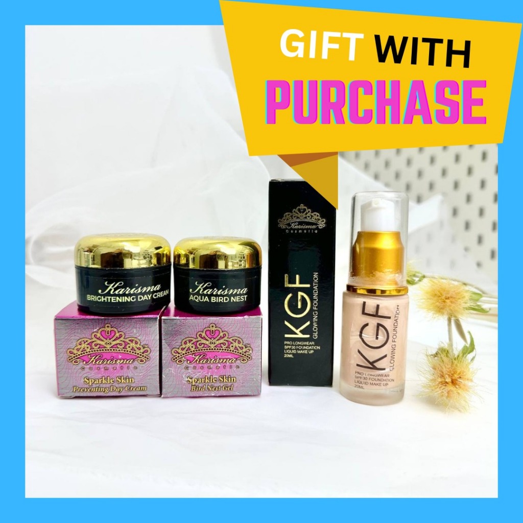 KARISMA KRIM SIANG | DAY CREAM | KGF FOUNDATION | BIRD NEST GEL ...