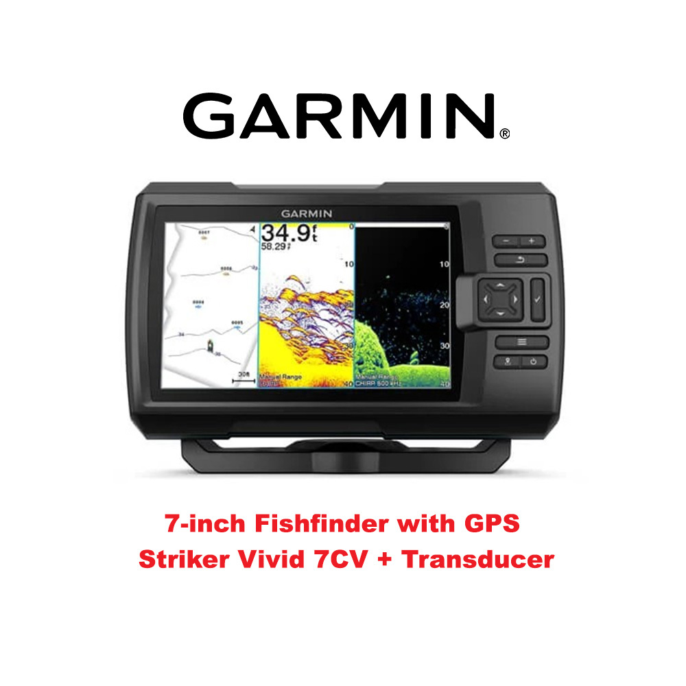 GARMIN STRIKER Vivid 7cv WW + GT20 | Fish Finder & GPS Bot | Pengesan ...