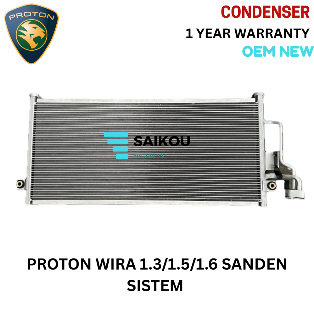 Condenser Proton Wira 1.3 / 1.5 / 1.6 Sanden System (SD) | Shopee Malaysia