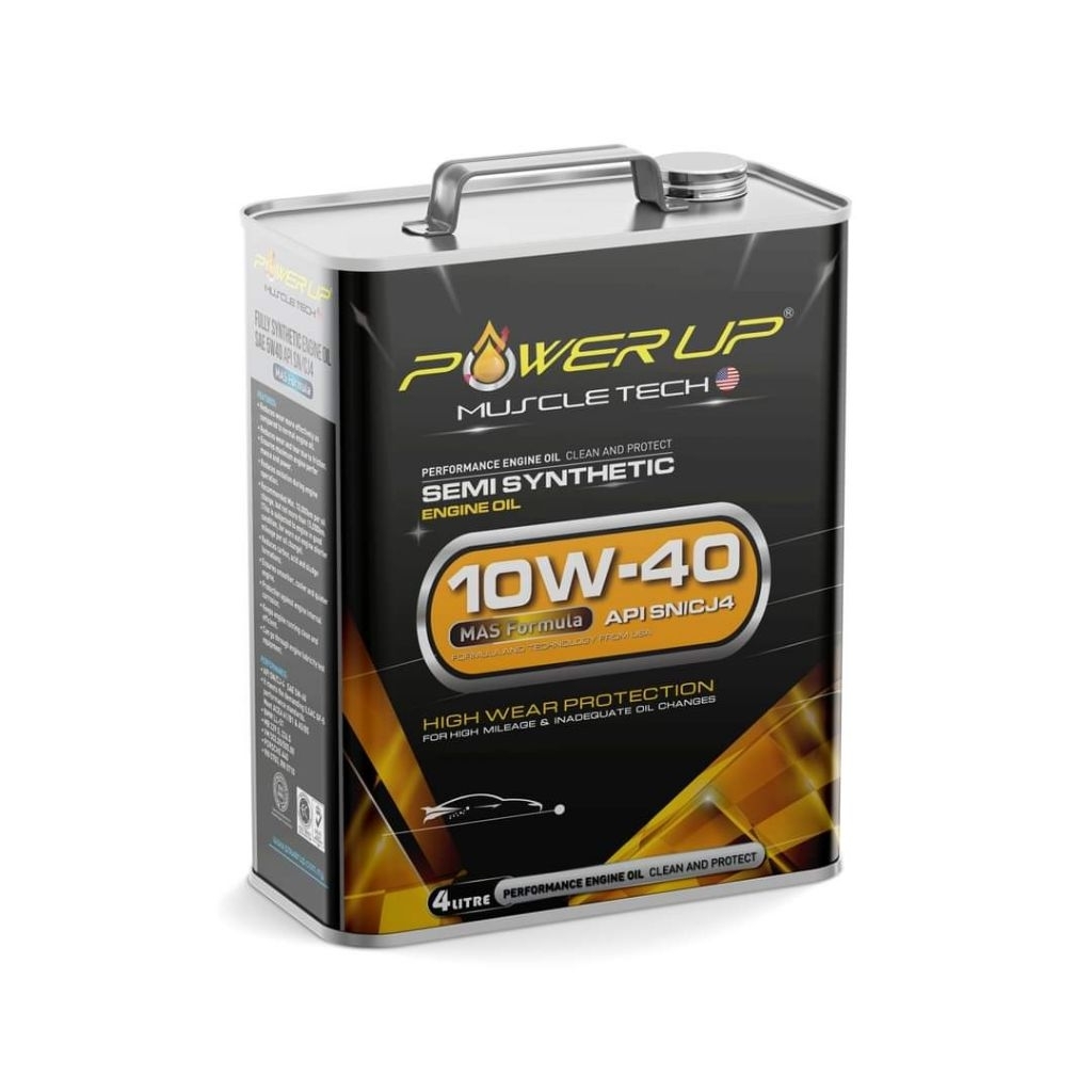 Power Up Muscle Tech 10W-40 Semi Synthetic | Shopee Malaysia