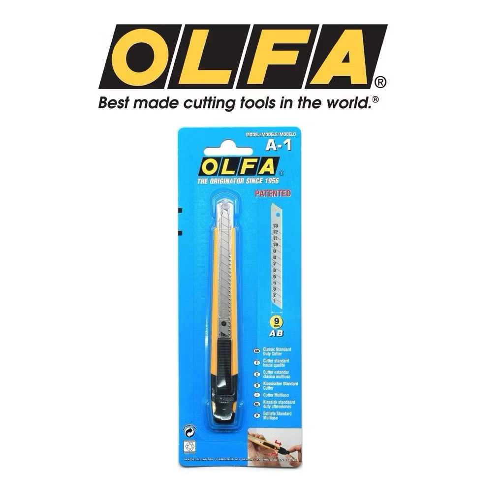 OLFA A-1 Standard Duty Cutter Quality and Precision 9mm Olfa Original ...