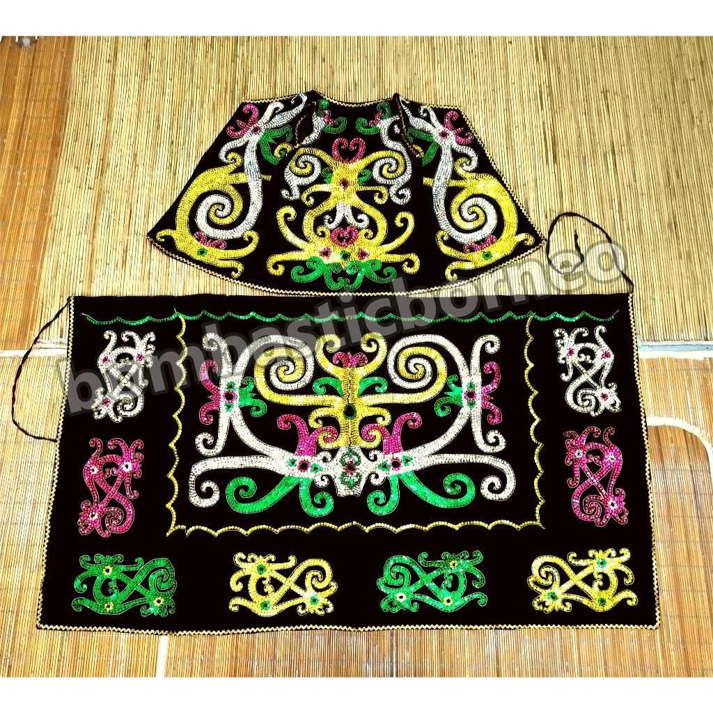 Traditional Dayak Orang Ulu Lady Dress Full Costume Sarawak ...