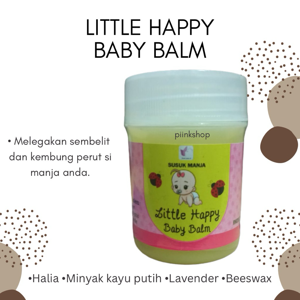 Little happy baby balm Balm halia Balm sembelit dan kembung perut ...