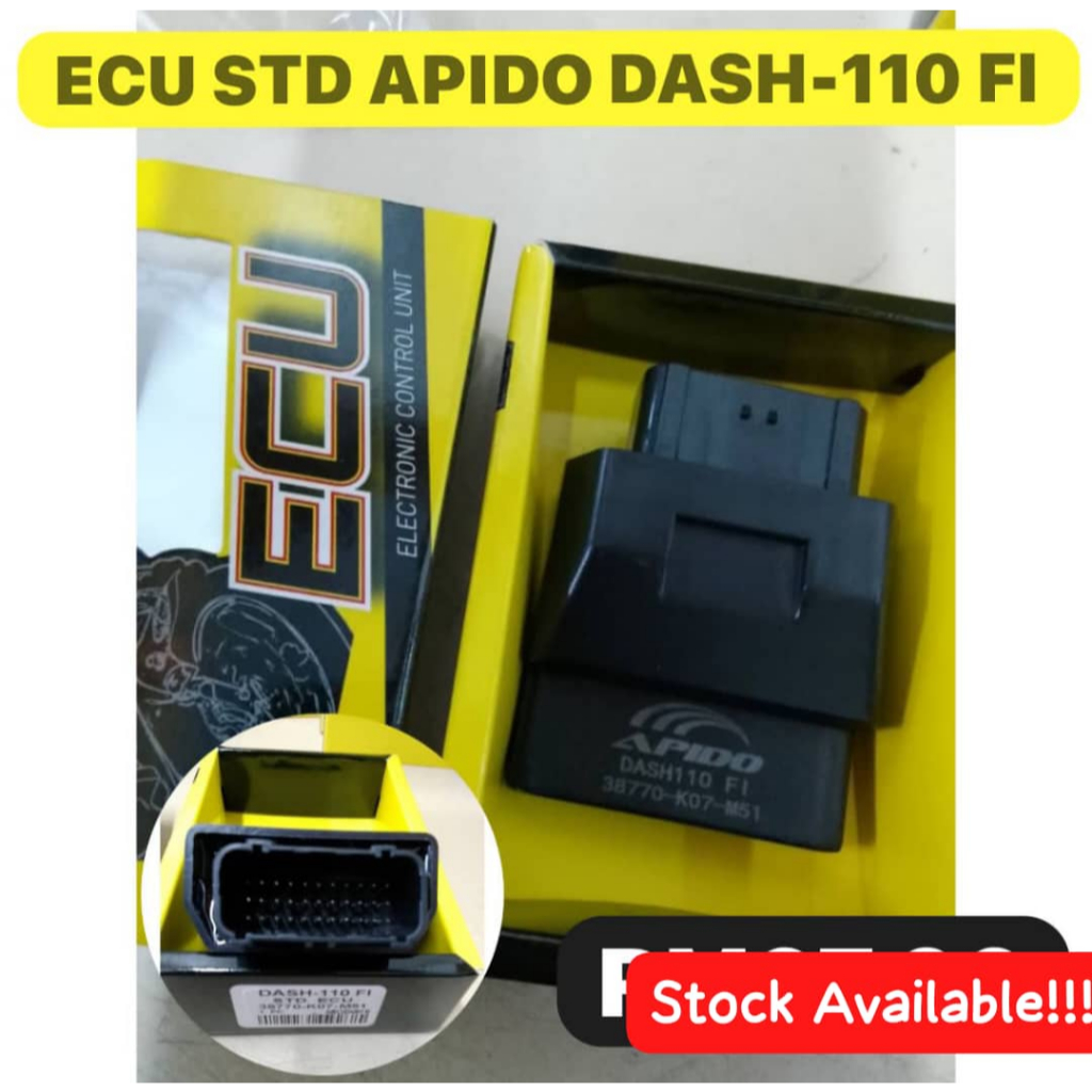 ecu standard brand apido - wave dash 110 fi | Shopee Malaysia
