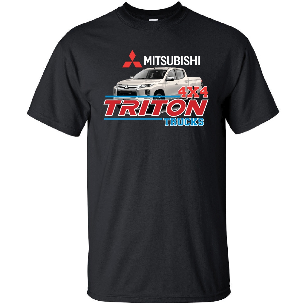 MITSUBISHI TRITON T-SHIRT BLACK COTTON AND MICROFIBER | Shopee Malaysia