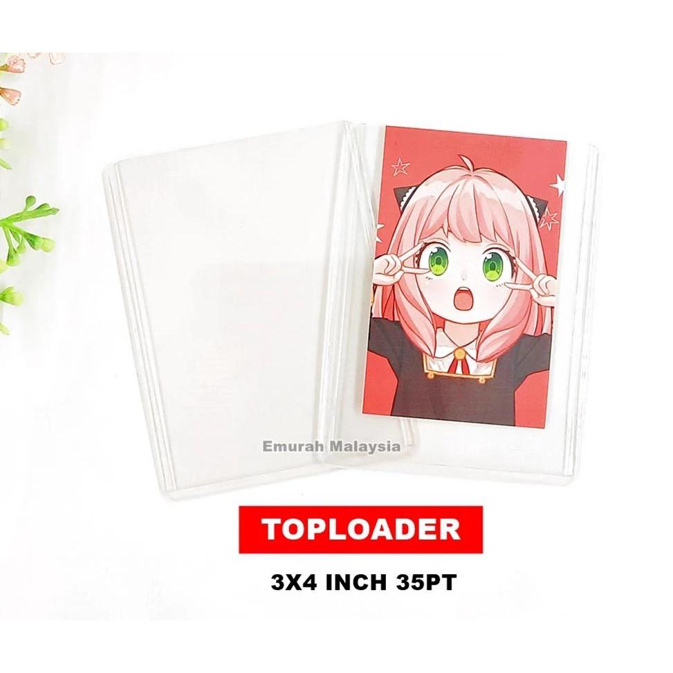 TOPLOADER (Quality) Photocard KPOP Photo Card Top Loader ANIME Binder ...