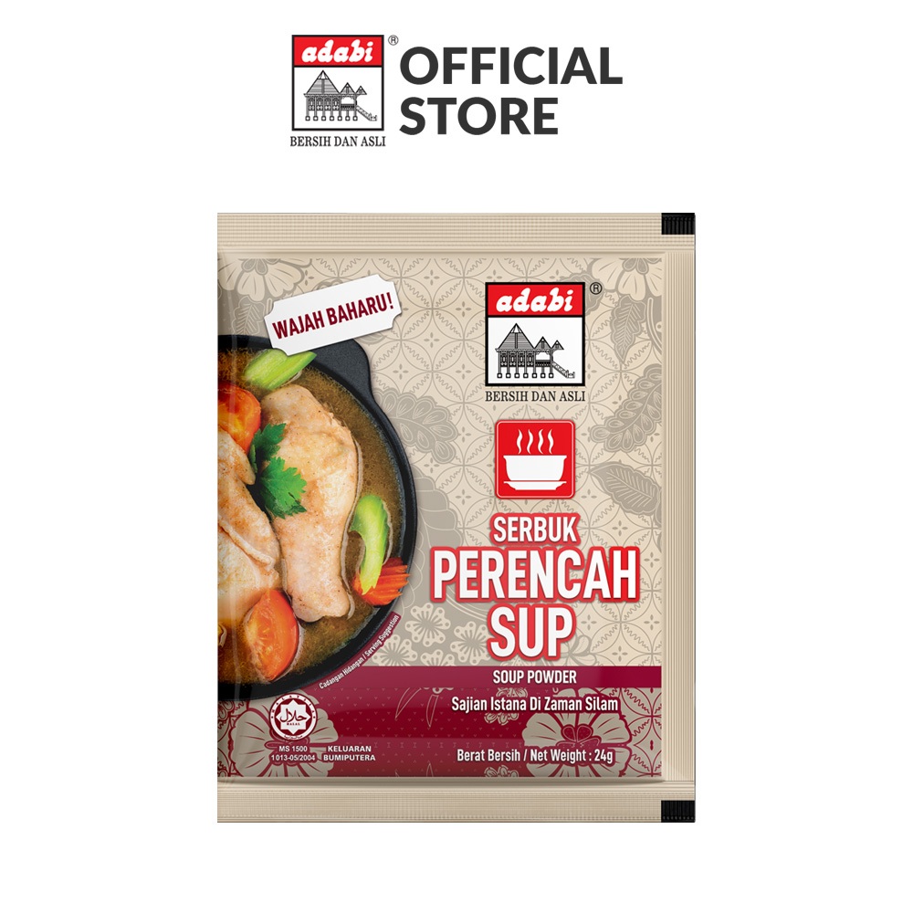 ADABI Serbuk Perencah Sup | Soup Powder 24g | Shopee Malaysia