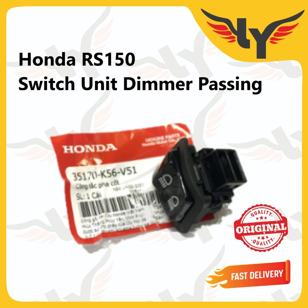 Honda RS150 Switch Unit Dimmer Passing - 35170-K56-V51 (100% Original ...