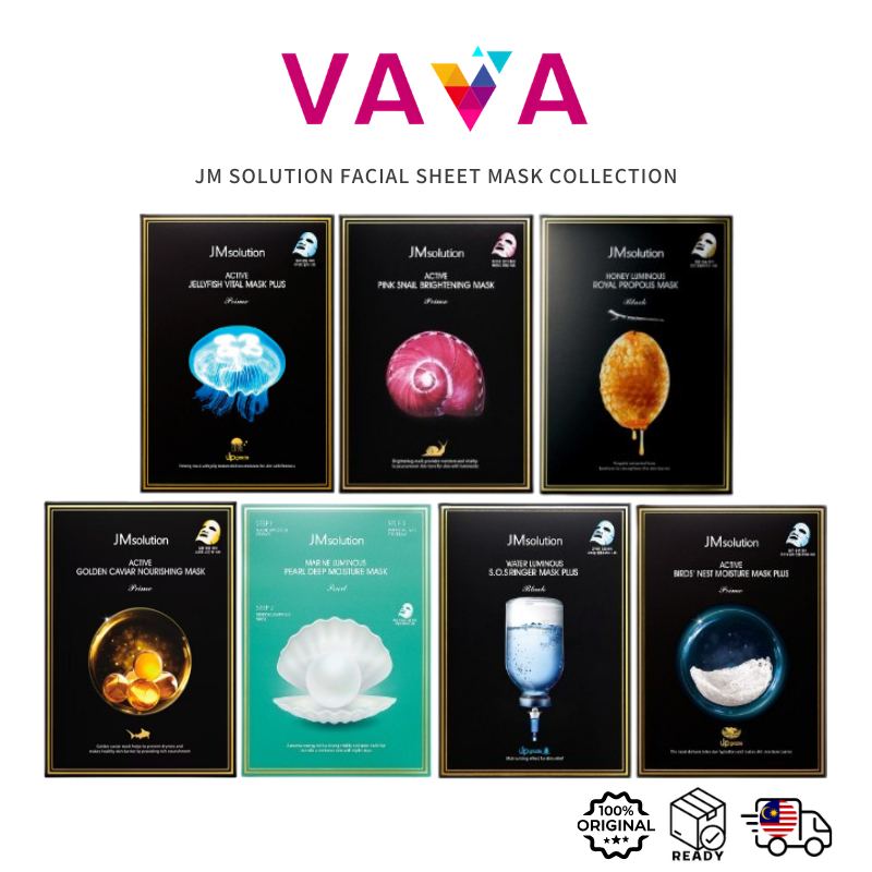 JM Solution Facial Sheet Mask (5s/10s) SOS Ringer｜Propolis｜Jellyfish ...