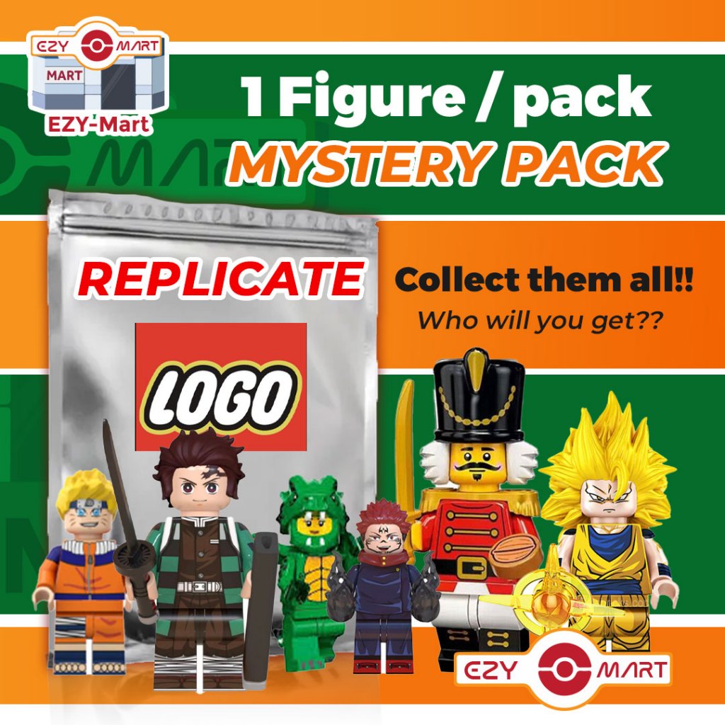 Mystery Leggo Minifigure - 1 Minifigure each pack (Replicate leggo ...
