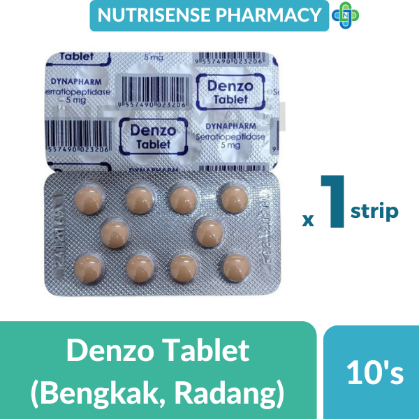 Denzo Tablet (bengkak, radang) 10's | Shopee Malaysia
