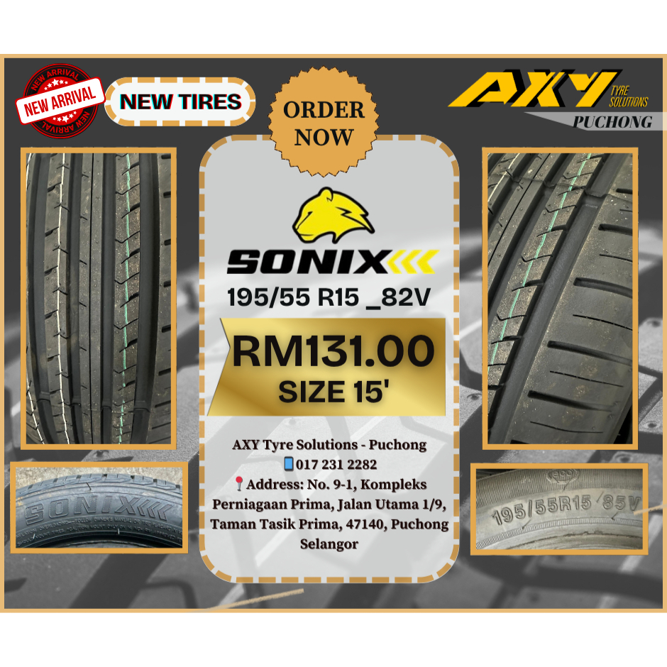 🔥195/55 R15 NEW TYRE ORIGINAL TYRE IMPORT | Tayar Baru Berkualiti ...