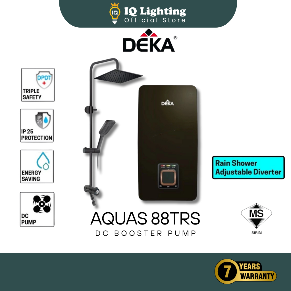 🔥NEW MODEL🔥DEKA Aquas 88TRS DC Booster Silent Inverter Pump Instant ...