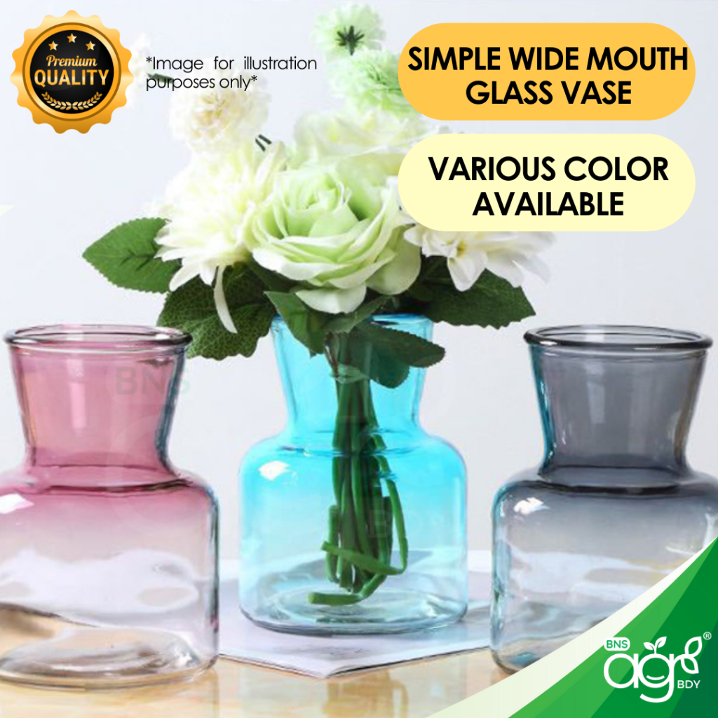 AgroBuddy Pasu Kaca Gelas Mulut Besar Pasu Gubahan | Colorful ...