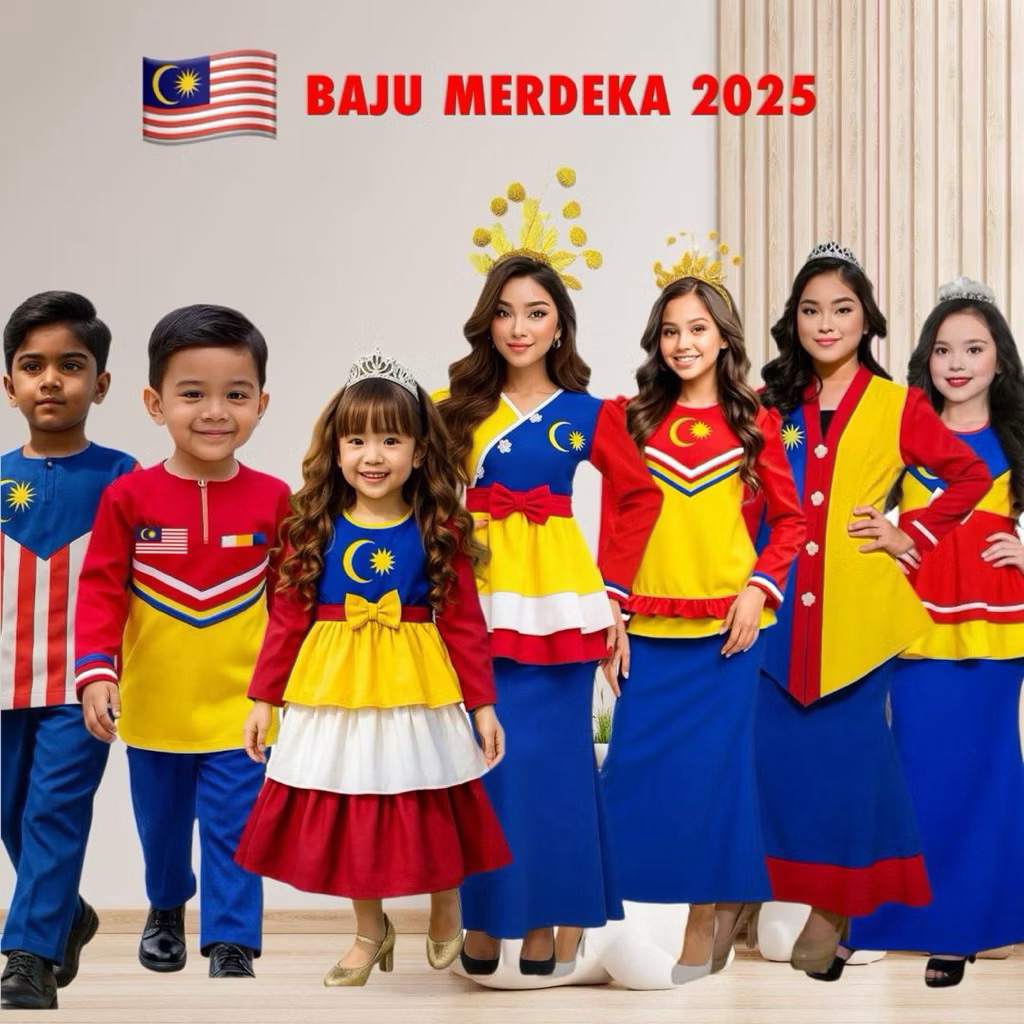 BAJU KEMERDEKAAN | BAJU MERDEKA | Shopee Malaysia