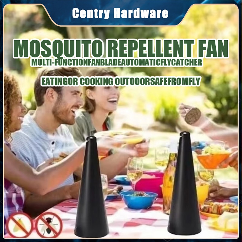 Mosquito Repellent Fan Leaf Repeller Halau Lalat Automatic Fly Trap ...