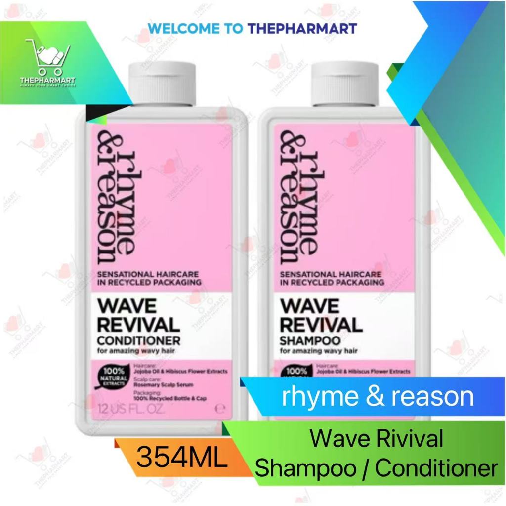 rhyme & reason Wave Revival Shampoo / Conditioner (354ML) | Shopee Malaysia