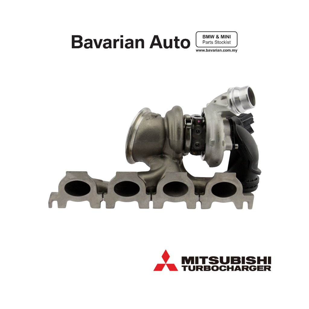 Original Mitsubishi Exhaust Turbocharger With Exhaust Manifold | BMW ...
