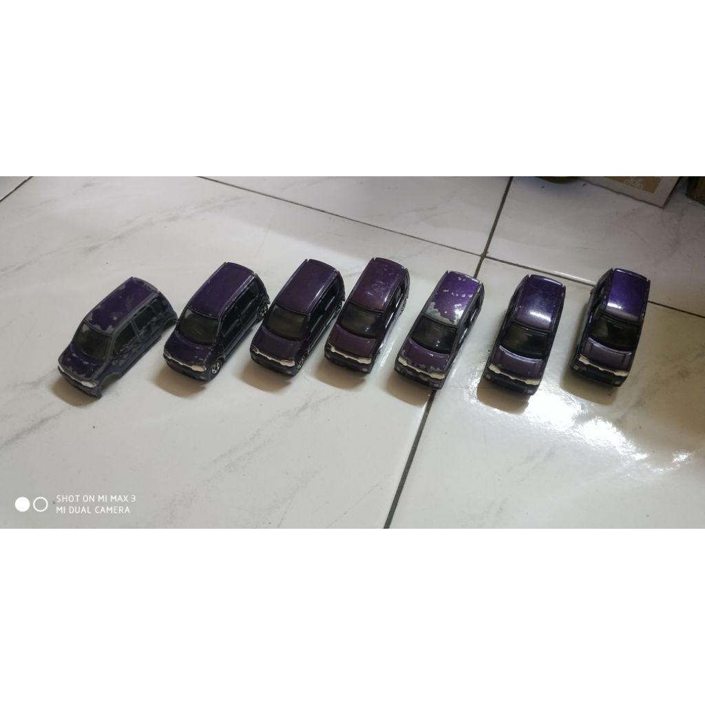 PAINT CHIP!! tomica takara tomy 2005 20 Daihatsu move custom 1/57 kei ...
