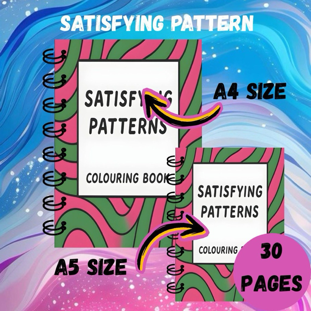 SATISFYING PATTERN - Buku Mewarna Untuk Kanak-Kanak, Remaja & Dewasa ...
