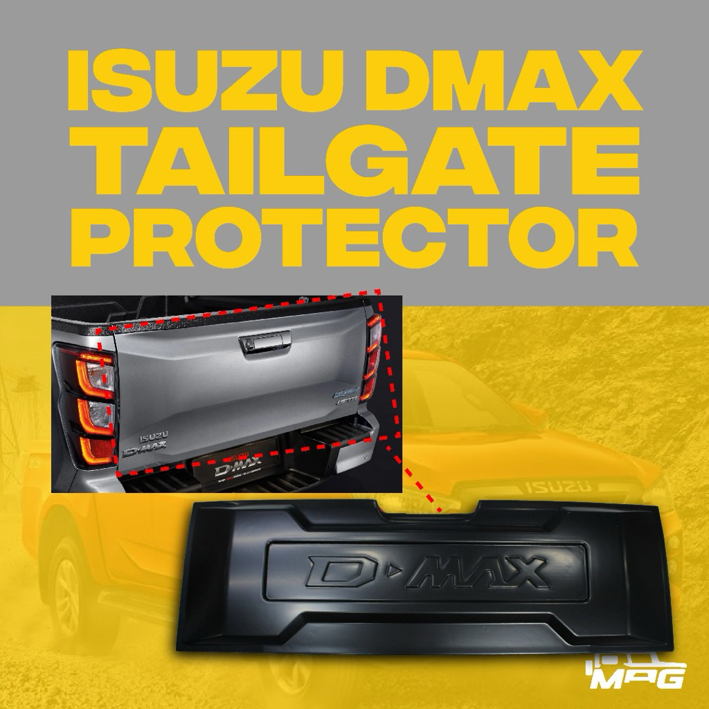 ISUZU DMAX REAR TAILGATE PROTECTOR COVER PANEL GARNISH (2020 ONWARDS ...