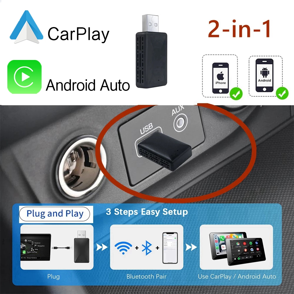 Apple carplay wireless carplay adapter android car player android auto ...