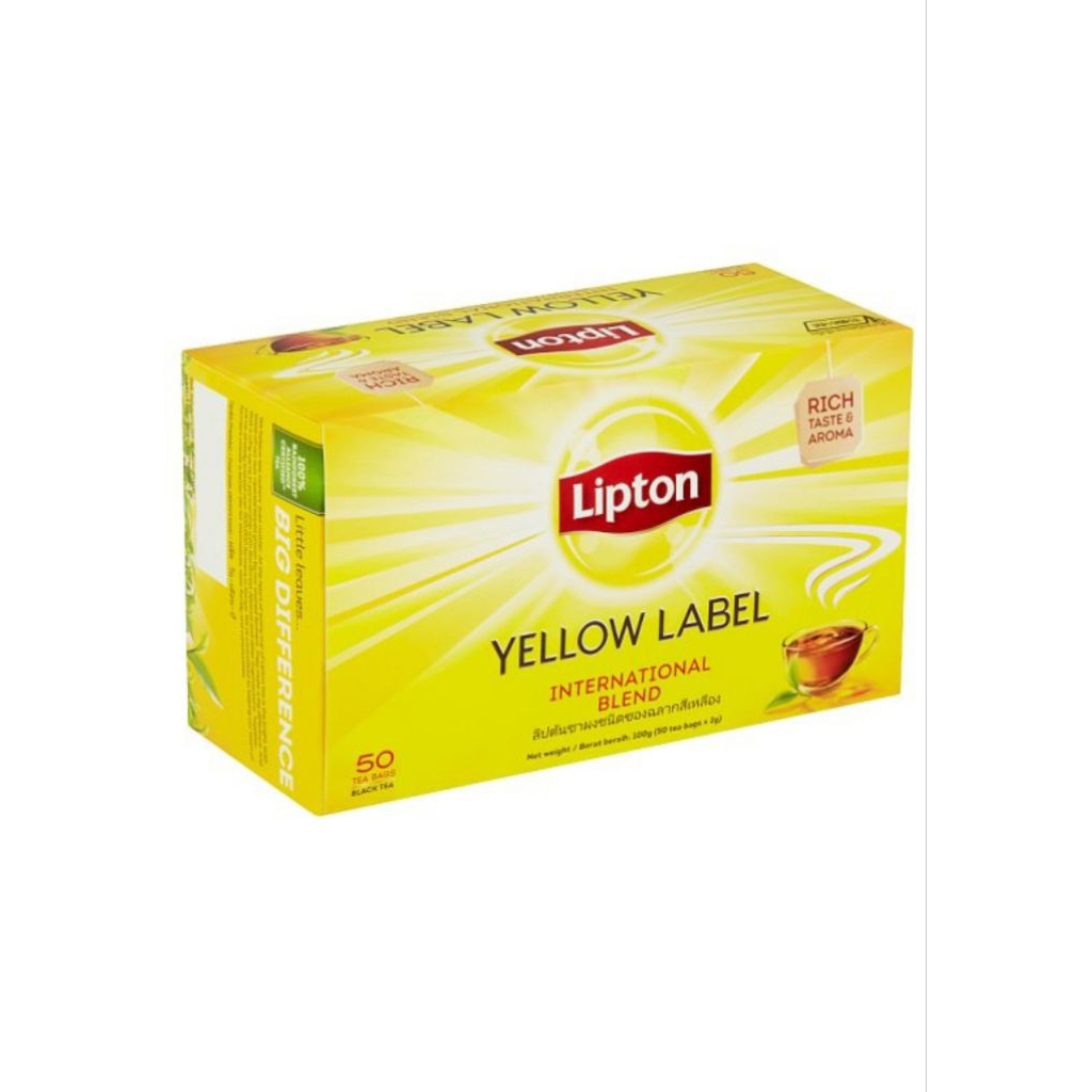 LIPTON YELLOW LABEL BLACK TEA (50 X 2G) | Shopee Malaysia