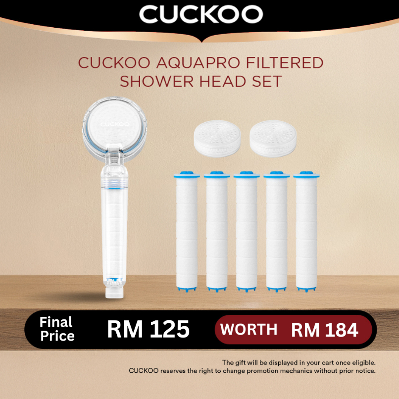 CUCKOO Aquapro Filtered Shower Head Set | Shopee Malaysia