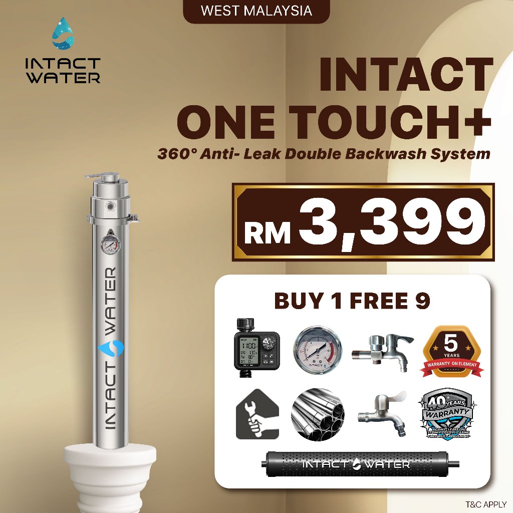 Intact Water – One Touch Plus Outdoor Water Filter (Double Backwash ...