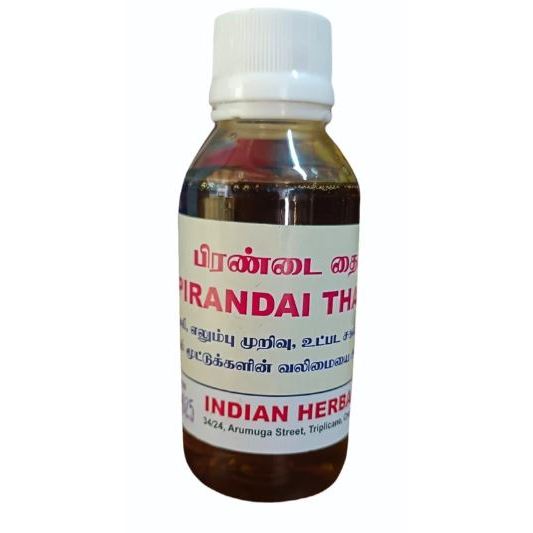 [Exp: 2027] Pirandai Oil Indian Herbals (Joints) 100ml | Thailam ...