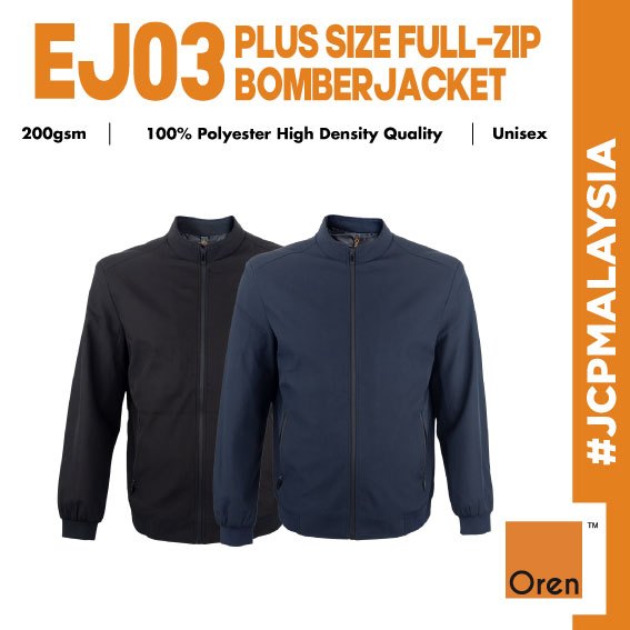JCP x OREN SPORT Full-Zip Executive Bomber Jacket EJ03 Unisex High ...