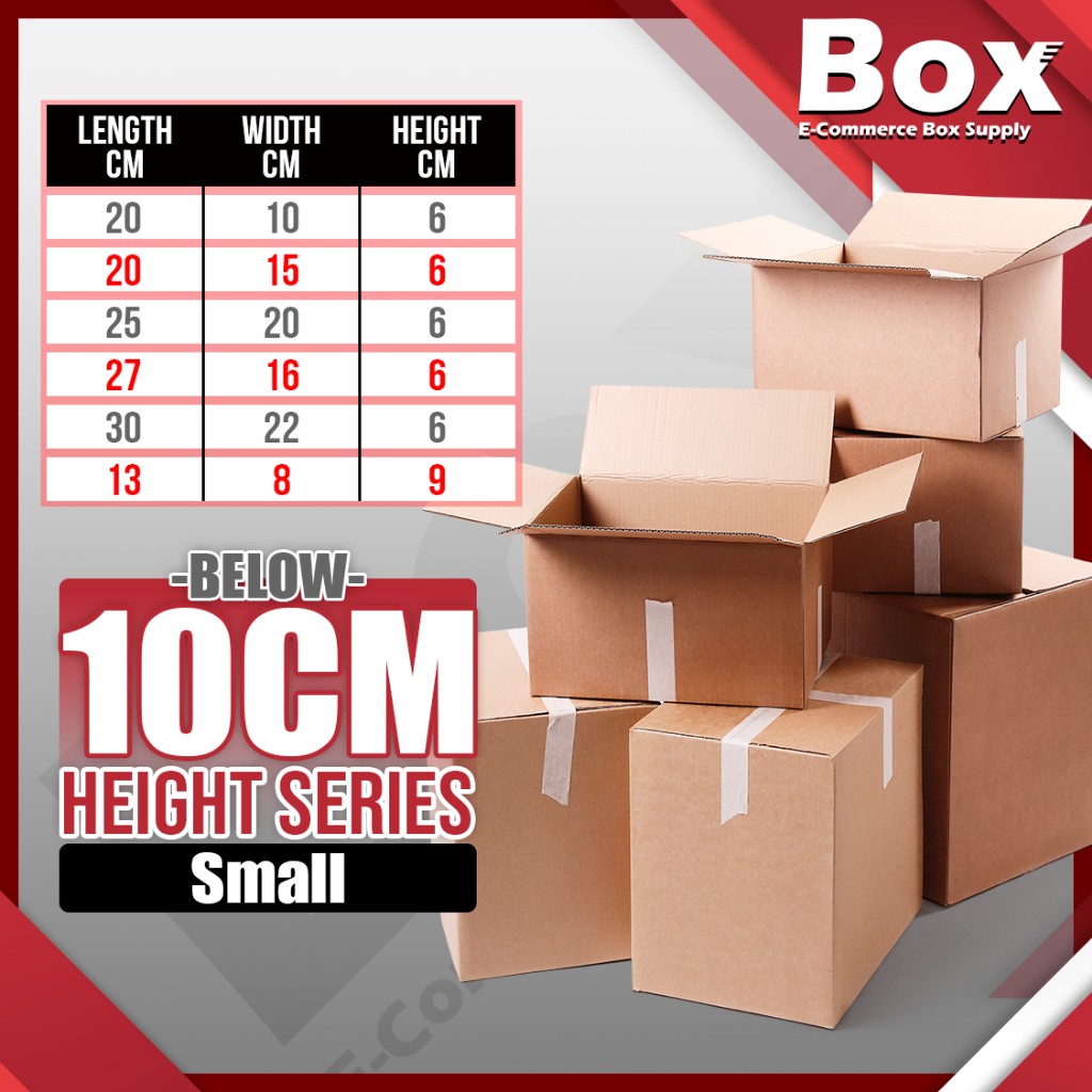 Carton Box BELOW 10CM SERIES Packing Box Wholesales Packaging Box Kotak ...