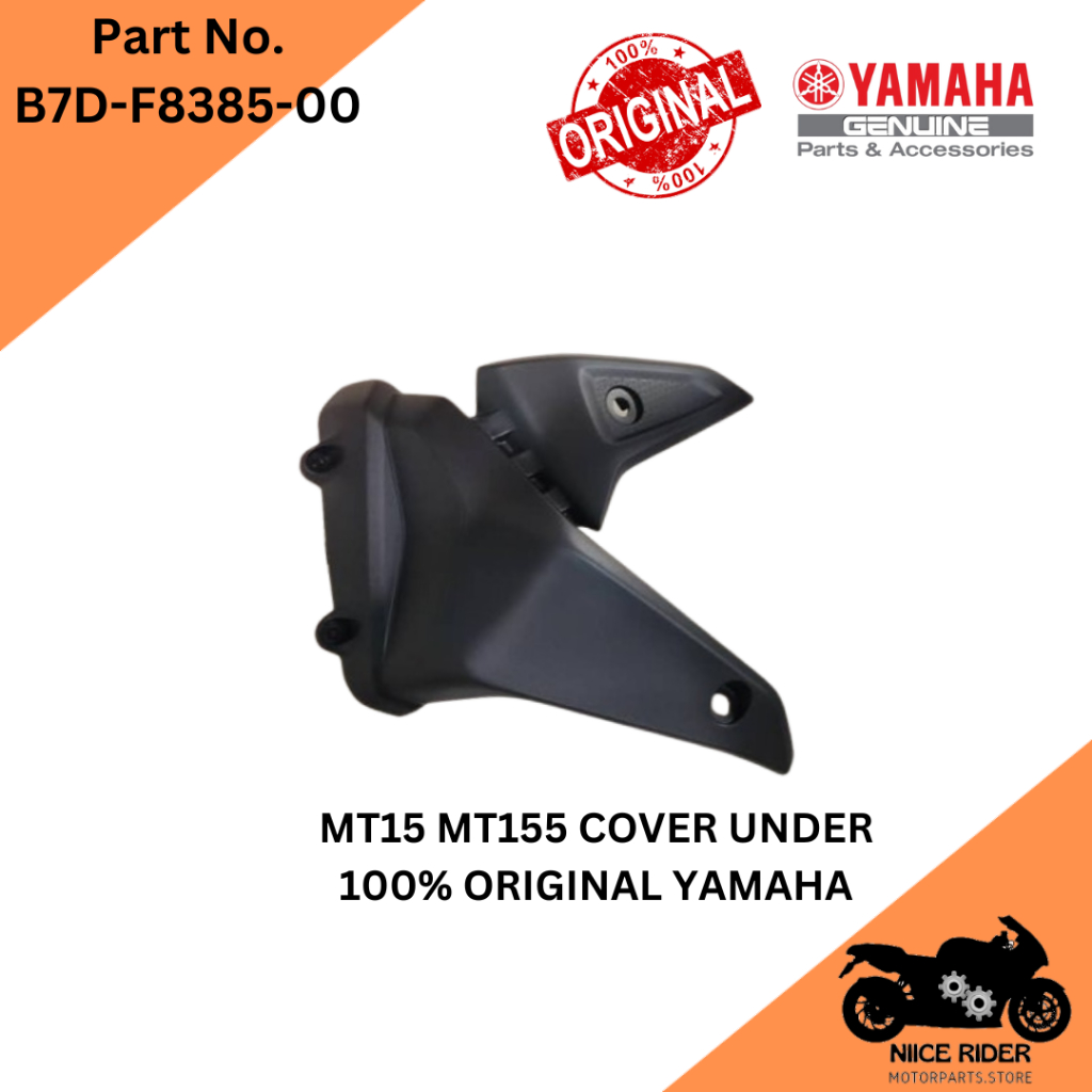 Yamaha MT15 MT155 COVER UNDER 1& 2, Left Right LOWER MT.BLACK ...