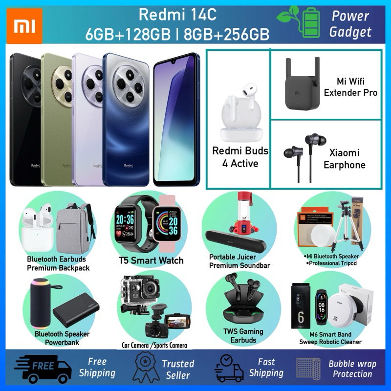 Redmi 14C [6GB+128GB/ 8GB+256GB] Original Xiaomi Malaysia | Shopee Malaysia