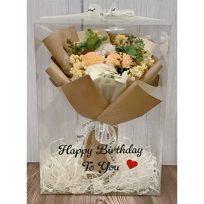 Set Buket Bunga Sabun Carnation | Pilihan Kotak Kustom | Hadiah Hari ...