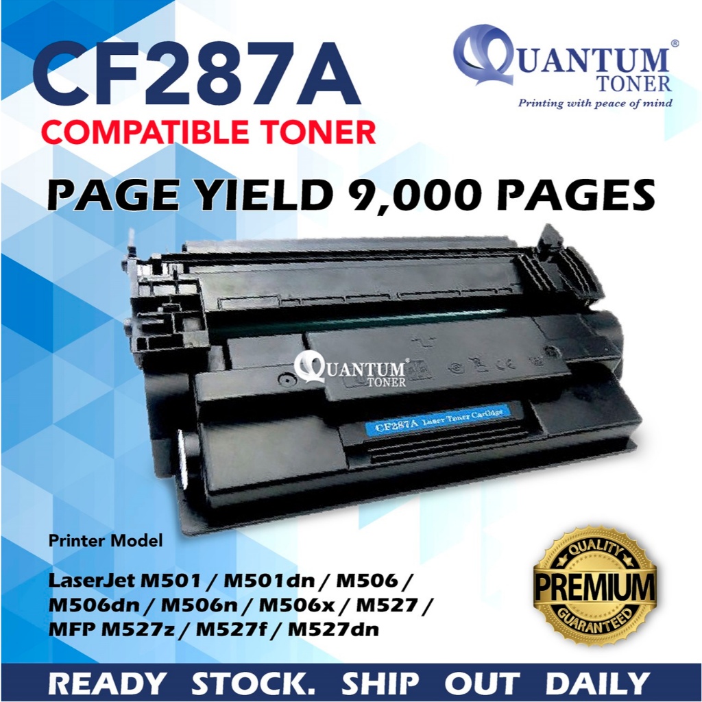 Compatible Toner 87A CF287A for HP LaserJet Pro M501 M506 M527 M501dn ...
