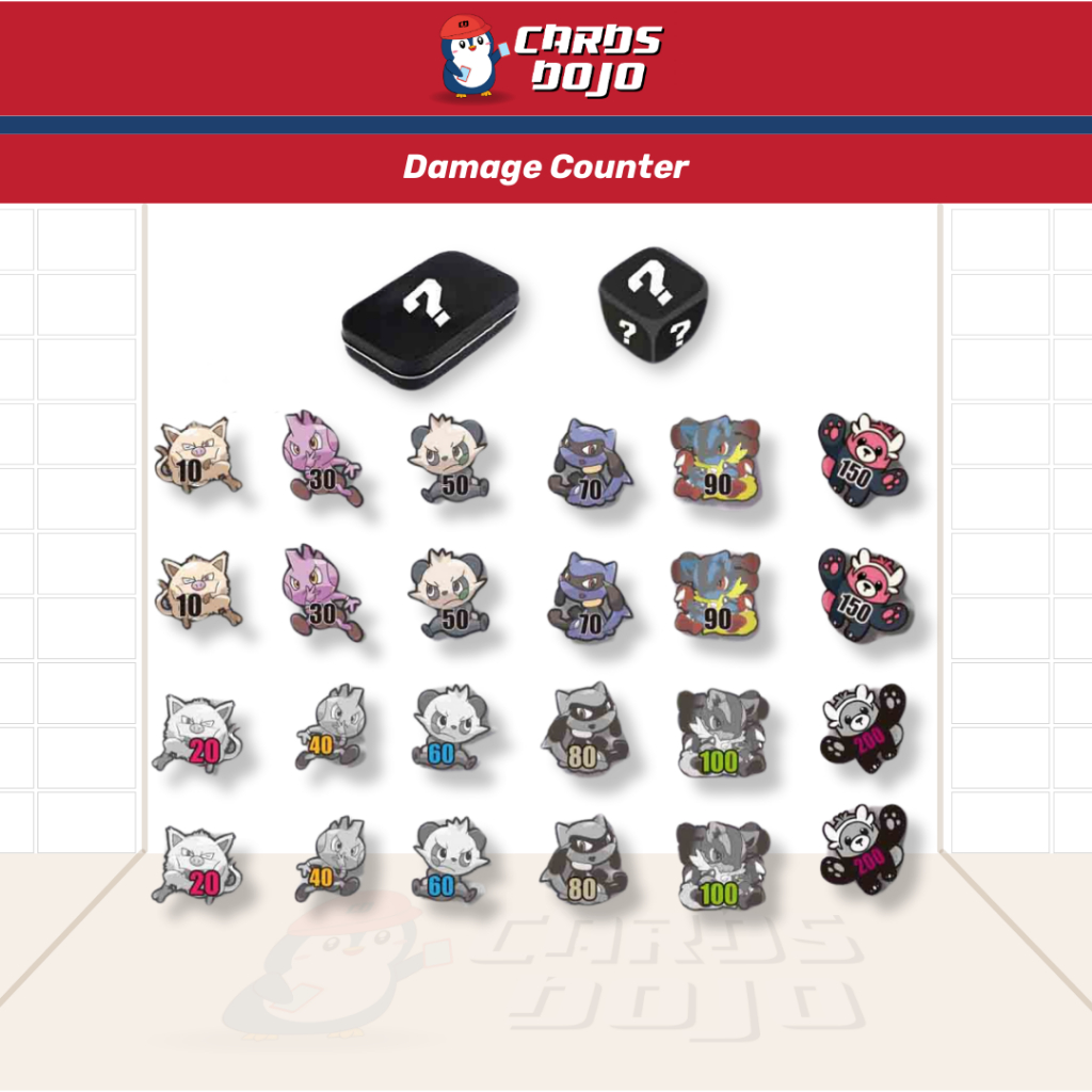 [READY STOCK] Acrylic Damage Counter Fighting Series for Pokemon TCG ...