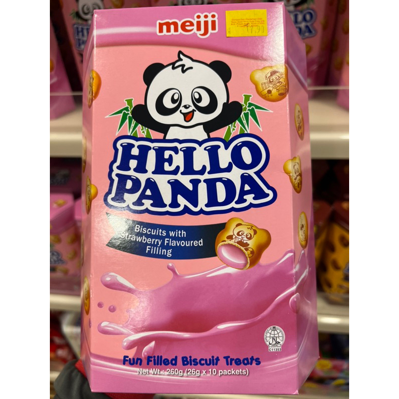 COKLAT LANGKAWI BISKUT MEIJI HELLO PANDA FILLED BISCUITS | Shopee Malaysia