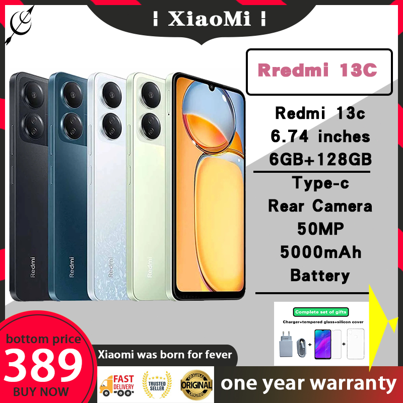 Xiaomi Redmi 13C (6GB+128GB) | 6.74" inches 6GB RAM 128GB ROM-5000mAh ...