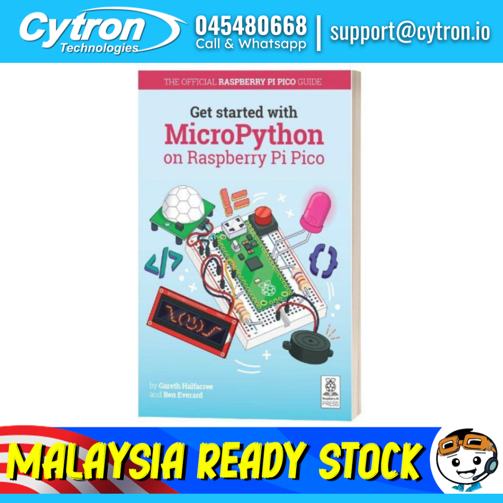 Get Started with MicroPython on Raspberry Pi Pico-Color Printed ...