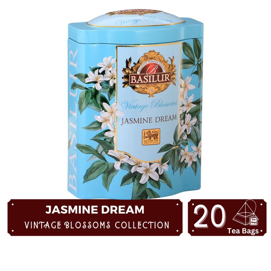Basilur Jasmine Dream Vintage Blossom Collection Ceylon Black Tea 20PTB ...