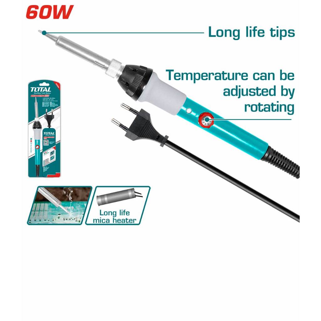 TOTAL ELECTRIC SOLDERING IRON 60W T- TET160831 | Shopee Malaysia