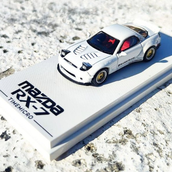 TIME MICRO Mazda RX-7 Rocket Bunny White | Mint Unsealed | Shopee Malaysia