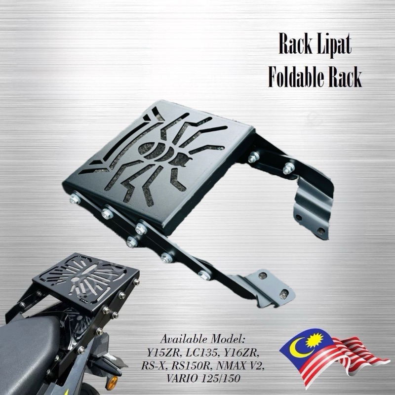 TEBAL Foldable Adjustable NEW DESIGN Heavy Duty Top Rack Lipat Box ...